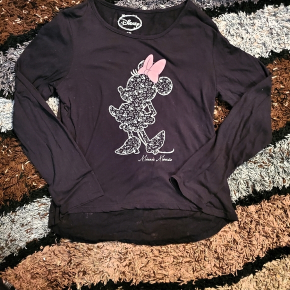 Disney | Tops | Minnie Mouse Long Sleeve Sleep Tshirt | Poshmark